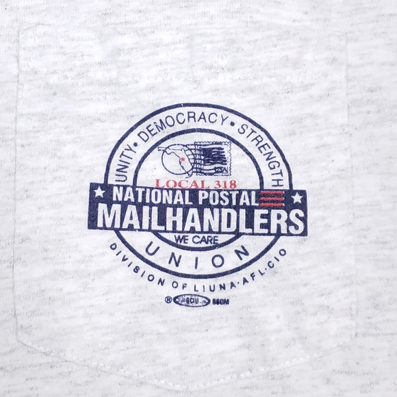 Oneita | Shirts | Vintage 9s Bulldog National Postal Mail Handlers ...